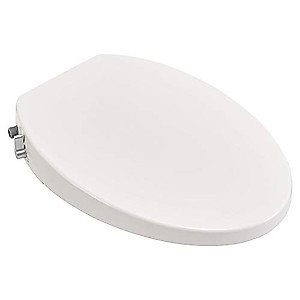 Kohler 5724-0 Puretide Toilet seat, Elongated, White & American Standard 5900A05G.020 Aqua Wash Non-Electric Bidet Seat for Elongated Toilets, 14.9 in Wide x 3.6 in Tall x 21.1 in Deep, White