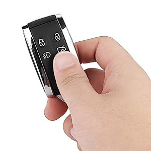 Senyar Car Key Fob, Car Remote Key Fob Shell Case Replacement Fits for Jaguar XF 2009-2012 for Jaguar S-Type 2007-2008 5 Button