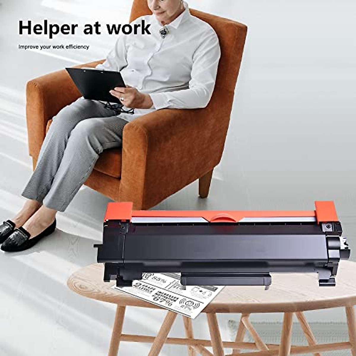 VASERINK TN760 Toner 2-Pack Black Compatible High-Yield TN-760 Toner Cartridges Replacement for Brother DCP-L2550DW MFC-L2710DW L2750DW L2750DWXL HL-L2350DW L2390DW L2395DW L2370DW/DWXL Printer