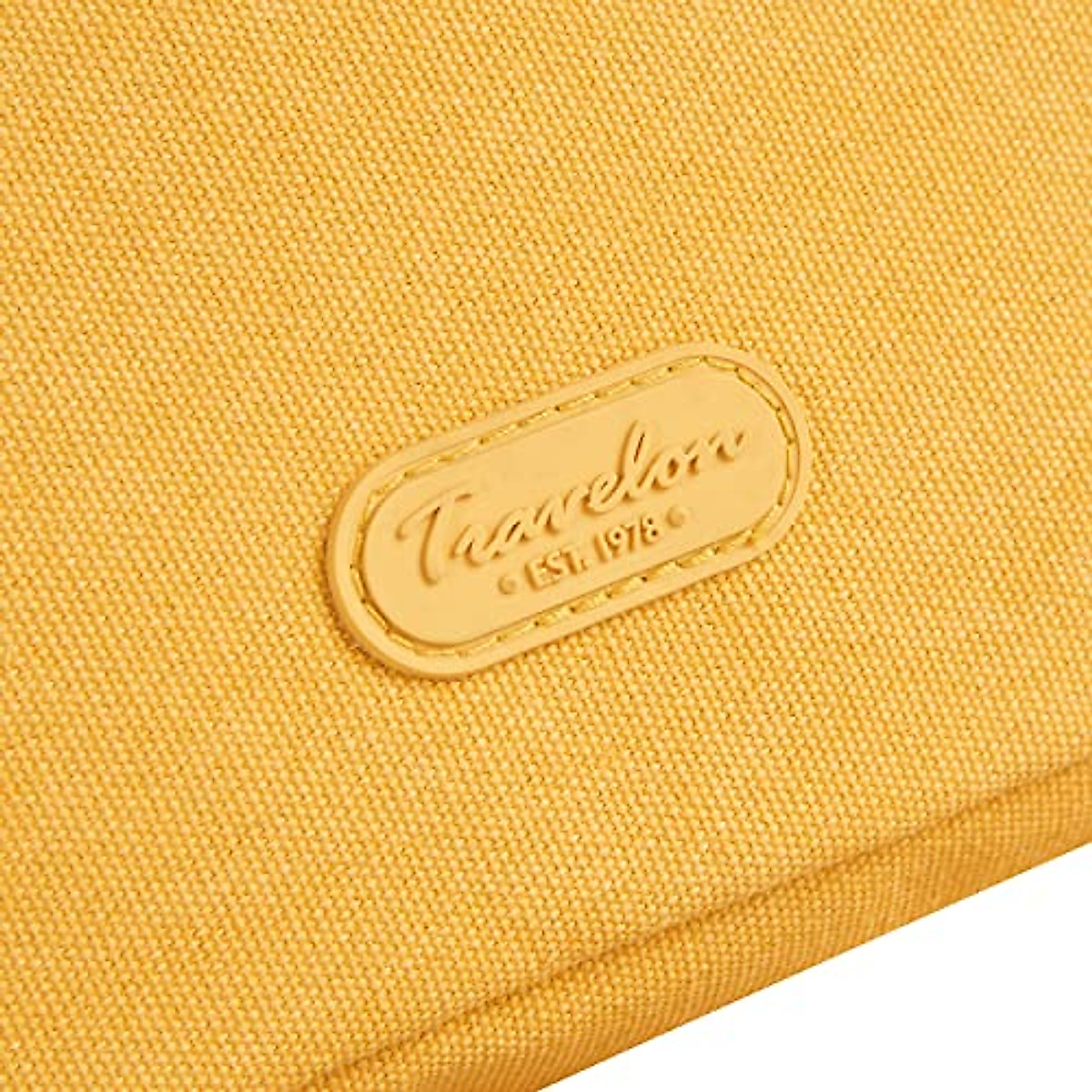 Travelon Coastal RFID Blocking Small Crossbody, Sunflower, One Size