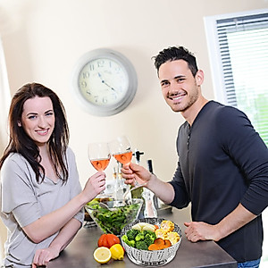 Jemyda Vegetable Steamer Basket, Foldable Stainless Steel Veggie Steamer Basket, Food Steamer for Cooking, Expandable Steaming Basket (5.1" to 9")