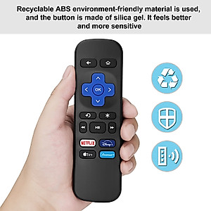 (2 Pack) Replacement Remote for Roku Box,for Roku Express,for Roku Premiere,for Roku Player,for Roku1/2/3/4,(NOT for Stick and TV or Game)