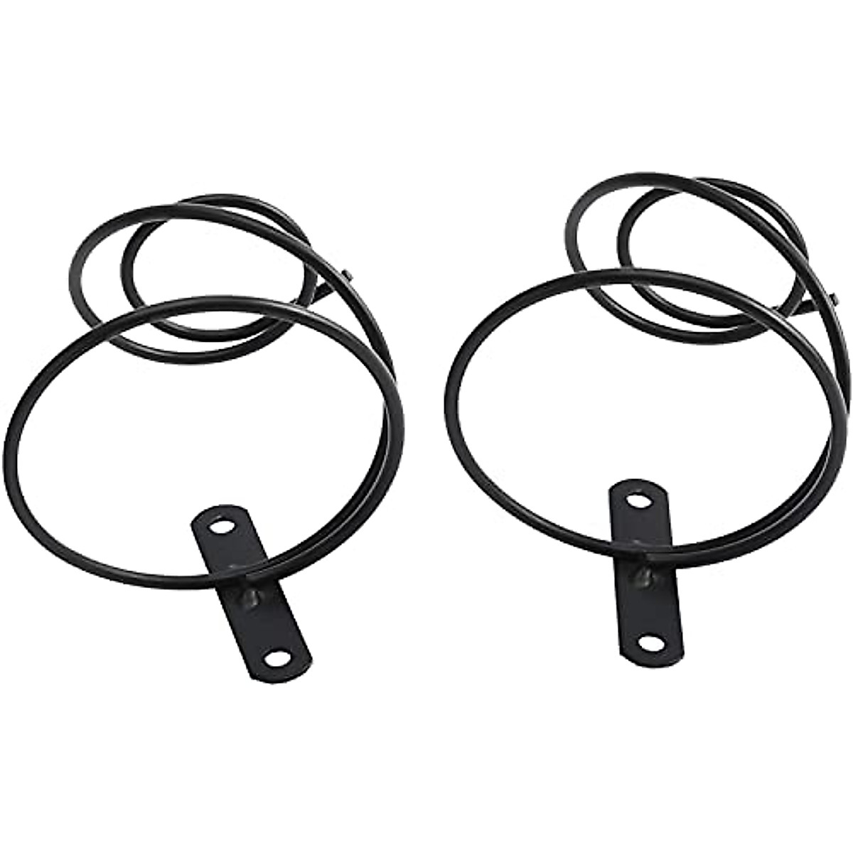 HYDDNice 6 Set Wall Mounted Wine Racks Wine Bottle Display Holder Metal Hanging Wine Rack Organizer with Mounting Screws and Anchors