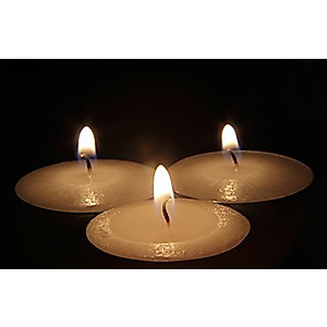 Ohr Tealight Candles - 200 Pack Bulk Tea Lights Candles - White Tealights Unscented - 4 Hour Burn Time