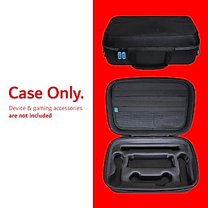 TUDIA EVA Carrying Travel Case Compatible with Nintendo Switch, Fits Nintendo Switch Dock, Console, Pro Controller, Joy Cons, Game Cards, Cables & Accessories (Black)