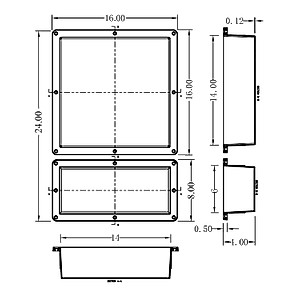Uni-Green Bathroom Wall Niche Double Recessed Shelf 24"X16" Two Inner Shelves, Easy Install– Yellow