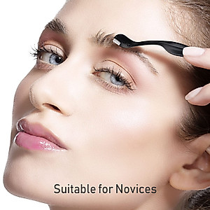 Honoson 16 Pieces Eyebrow Razors Eyebrow Shaper Small Blade Size Facial Trimmer Facial Razors for Women Face Shavers (Pink and Black)