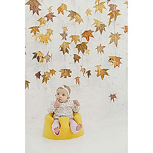 Bumbo Baby Infant Soft Foam Comfortable Floor Booster Seat with 3 Point Adjustable Safety Buckle Strap Harness, Mimosa Yellow