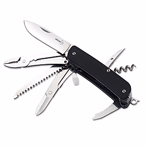 Boker Plus 01BO806 Tech-Tool City 4 Multi-Tool Knife with 2 4/5 in. Blade, Black