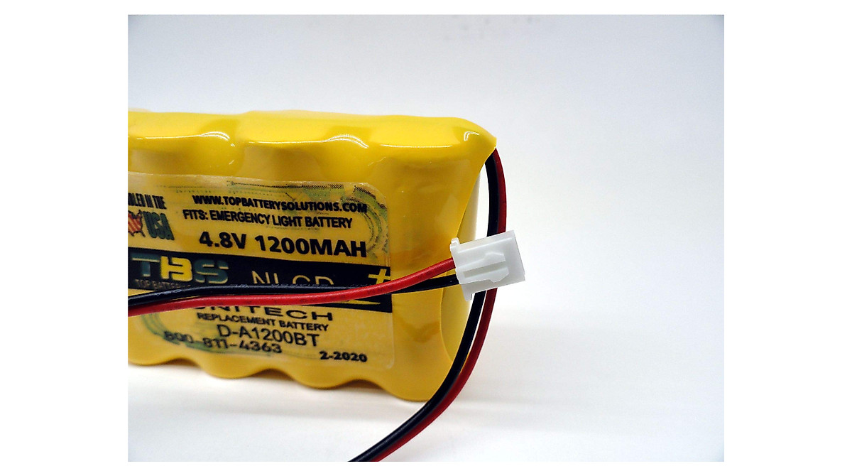 5PC UNITECH Emergency Light Battery - 4.8V/1.2Ah