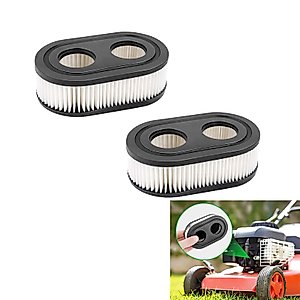 593260 798452 334404 Air Filter, 4247 5432 5432k 09P00 09P702 Engine Parts Lawn Mower Air Cleaner Replacement Filters, 500EX 550EX 575EX 625EX 675EXI 725EXI Mower Air Filter Mower Accessories(2Pcs)
