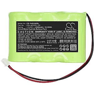 Replacement Battery for N3000CR-3YA KS4-M53G0-102 KS4-M53G0-101 KS4-M53G0-200,Compatible with Yamaha RCX143 RCX142 RCX144 RCX143 Robot Controllers PRCX RCX40 Robot Controllers Battery (4500mAh)