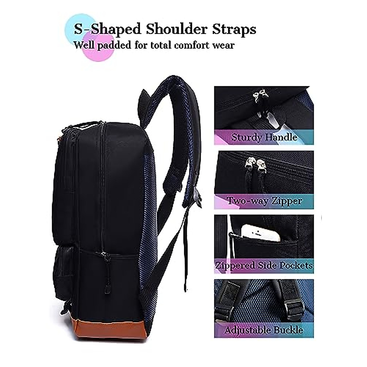 QIAOQIAOTA Anime Backpack School Bag Bookbag for Boys Kids 17 inch Laptop Backpack Anime Fanny Pack Travel Bag