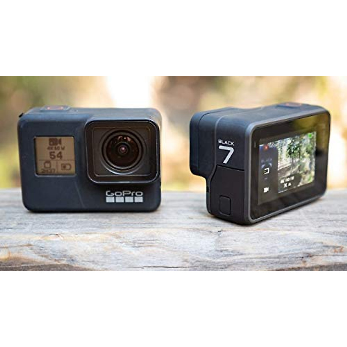 GoPro HERO7 Black Waterproof Digital Action Camera with Touch Screen 4K HD Video 12MP Photos Live Streaming Stabilization (Renewed)