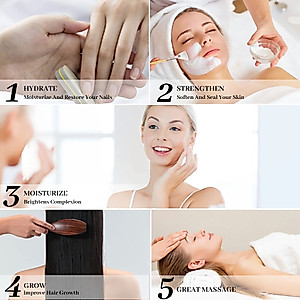 NP NATURES PHILOSOPHY Lavender Multi-Use Oil for Face, Body and Hair - Organic Plant Fragrant Essential Oil for Dry Skin, Scalp and Nails - 1 Fl Oz