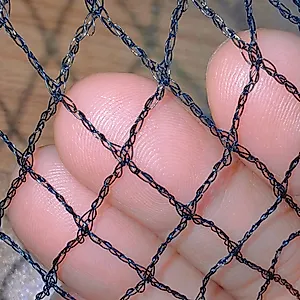 Meanchen Bird Netting for Garden 25x25Ft,3/8" Mesh Garden Netting,Heavy Duty Deer Netting,Protect Vegetable Plants and Fruit Trees,Garden Mesh Fence for Blueberry Bushes.