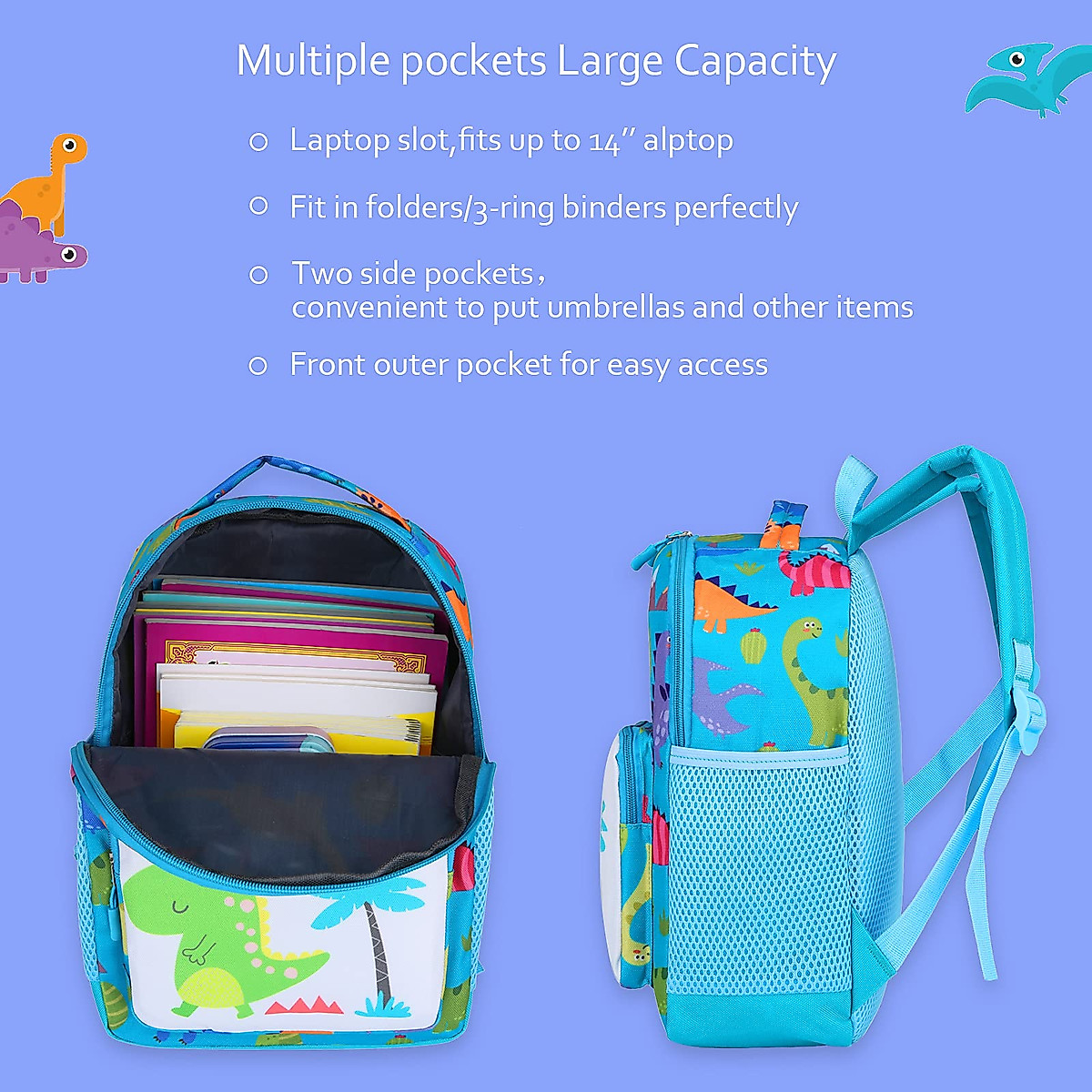 HWJIANFENG Kids Backpack Schoolbag Lightweight Children Elementary School Bag Large Capacity Preschool Kindergarten Book Travel Bag