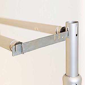 Pipe and Drape Backdrop Kit Framework Accessories (Triple Crossbar Hangers 9")
