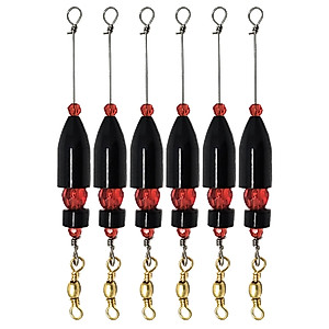 Reaction Tackle Carolina Rig - 3/4oz - Black (6 Pack)