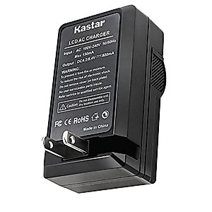 Kastar 2-Pack BLN-1 Battery and LCD AC Charger Compatible with Olympus BLN-1 BLN1 Battery, Olympus BCN-1 BCN1 Charger, Olympus M-D E-M1, OM-D E-M5, OM-D E-M5 Mark II, Pen E-P5, Pen-F Digital Cameras