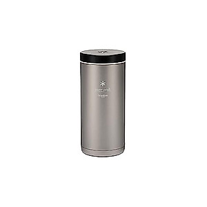 Snow Peak Titanium Kanpai Bottle - Double-Wall Insulated Thermos Water Bottle - Perfect Addition to Camping, Hiking, or Backpacking Gear - Bottle Keeps Drinks Hot or Cold - 350 ml