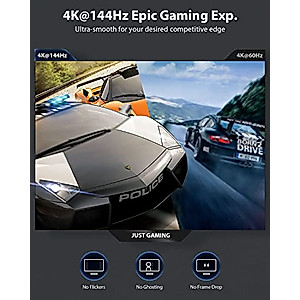 Stouchi USB C to DisplayPort 1.4 8K Cable 2M/6.6Ft Thunderbolt 4/3 to DP 4K@144Hz/120Hz 5K@60Hz 2K@240Hz HBR3 Adapter for iPad Pro M2, 2021 MacBook Pro, M1 Mac Mini, Dell XPS