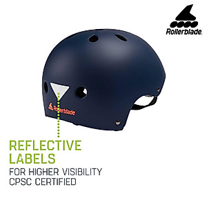 Rollerblade Kids RB JR Helmet, Midnight Blue Medium
