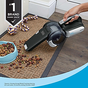 BLACK+DECKER 20V Max Handheld Vacuum, Cordless, Grey (BDH2000PL)