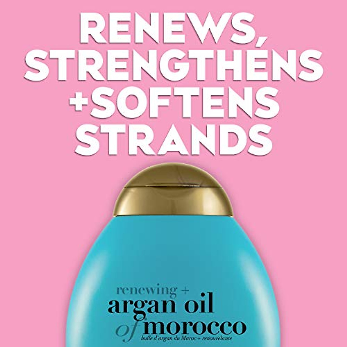 OGX Renewing + Argan Oil of Morocco Shampoo & Conditioner, 25.4 Fl Oz 2 count (Pack of 1)