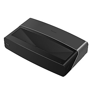 Hisense 100L5G-CINE100A 4K UHD Laser TV, UST Ultra Short Throw Projector with 100" ALR Screen, 2700 ANSI Lumens, Android TV, HDR10, 30W (Stereo) Dolby Atmos, Built-in Alexa and Google Assistant