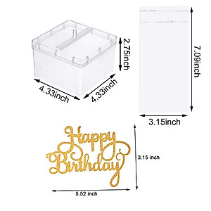 LEBERY Cake Money Box, Money Pulling Cake Making Mold, Money Cake Dispenser Box, Cake Money Kit With Happy Birthday Cake Topper Cake ATM Money Box for Birthday Graduation Party Cake Decoration