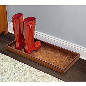 Good Directions 204VB Medallions Tray, Plants, Pet Bowls, and More Boots, Shoes, Storage, and More, Copper Large