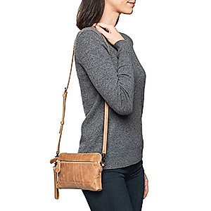 Frye womens Melissa Wristlet Crossbody, Beige, One Size US
