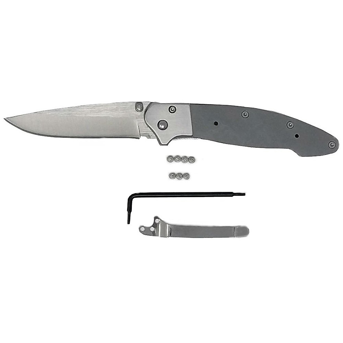 Sarge Knives SK-405KIT Custom Folding Knife Kit with 3-1/4-Inch Stainless Blade