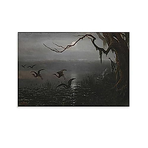 William Holbrook Beard Posters Hayalet Turnalar Tablosu Art Canvas Prints Wall Pictures for Bedroom Wall Art Paintings Canvas Wall Decor Home Decor Living Room Decor Aesthetic 08x12inch(20x30cm) Unf