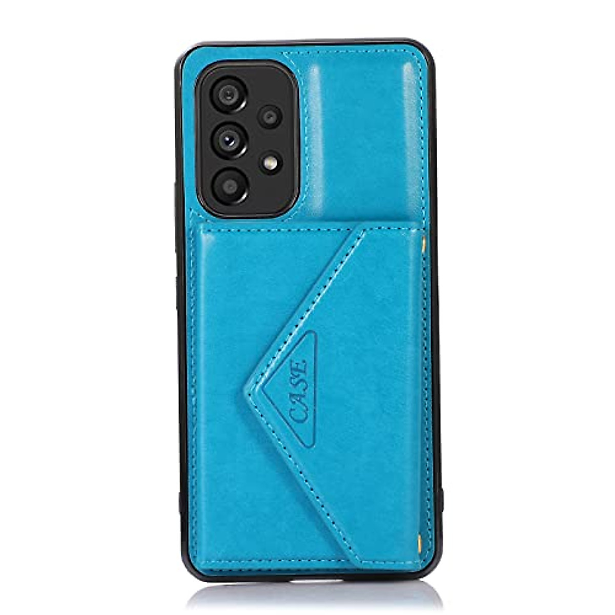 Futanwei Envelope Crossbody Lanyard Case for Galaxy A53 5G Phone | Galaxy A53 5G Wallet Case for Women | Blue