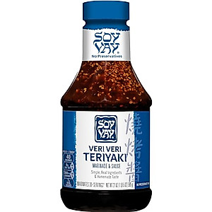 Soy Vay Veri Veri Teriyaki Marinade and Sauce, 21 Ounce Bottle (Package May Vary)