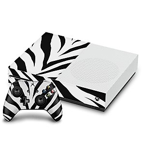 Head Case Designs Officially Licensed Grace Illustration with Zebra Art Mix Vinyl Sticker Gaming Skin Decal Cover Compatible With Xbox One S Console and Controller Bundle