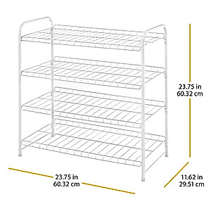 Whitmor, White, 4 Tier, Closet Shelf