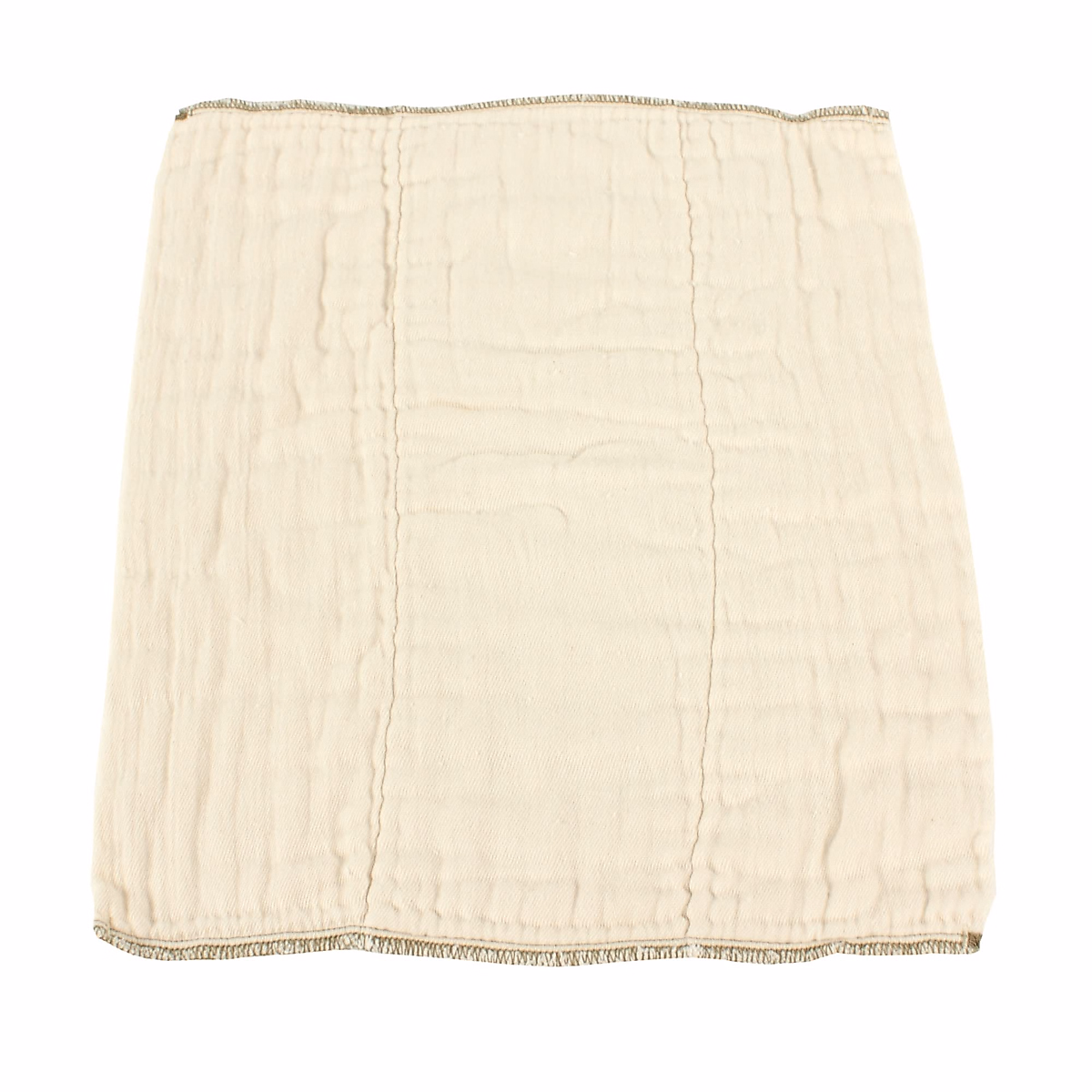 OsoCozy Better Fit Unbleached Prefold Cloth Diapers -100% Cotton, Gauze Weave, Sized for Tri Folding - Size 3 - (Toddler 4x8x4 Fits 25-45 lb.) - 1 Dozen