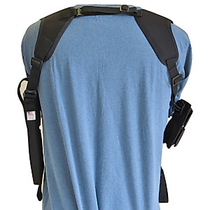 Federal Shoulder Holster for Ruger GP100, 4 Barrel with Double Speedloader Pouch