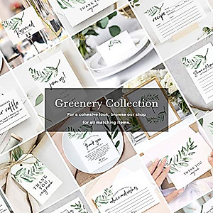 Bliss Collections Share a Memory Cards, Rustic Greenery, Cards for Weddings, Showers, Birthdays, Celebration of Life, Funeral, Retirement, Going Away and Graduation Memories, 4"x6" (Pack of 50)