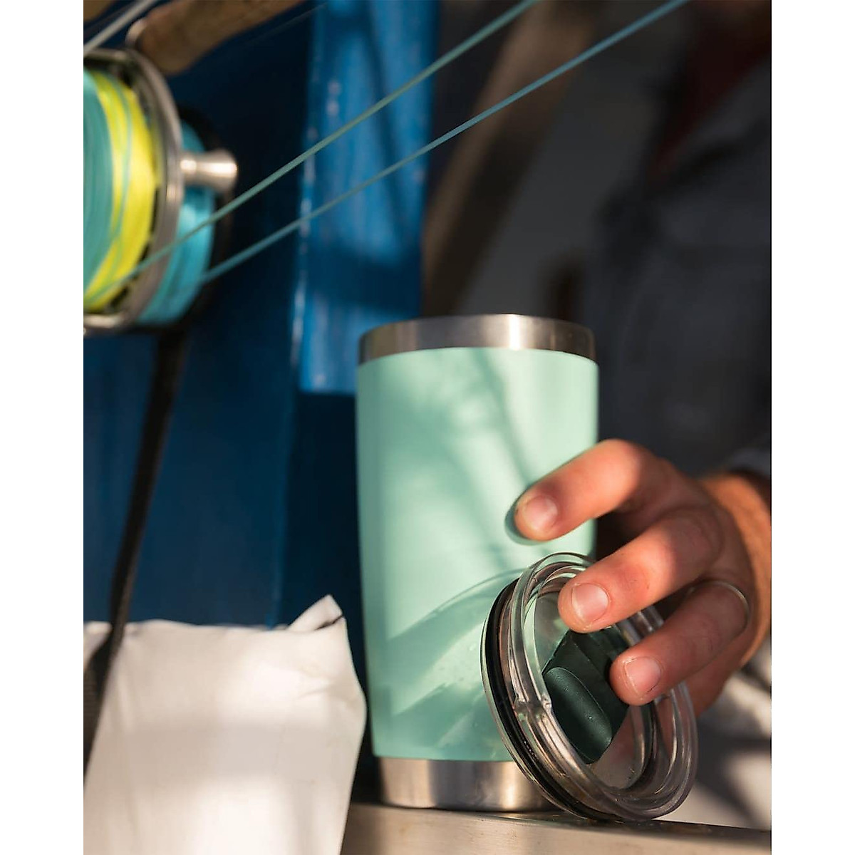 ALIENSX MagSlider Replacement Kit, 3 Pack, Magnetic Slider Block fits Yeti Rtic Tumblers Magnetic Lids 10/16 / 20/26 / 30 oz and more Other Ramblers (Orange/Pink/Aqua)