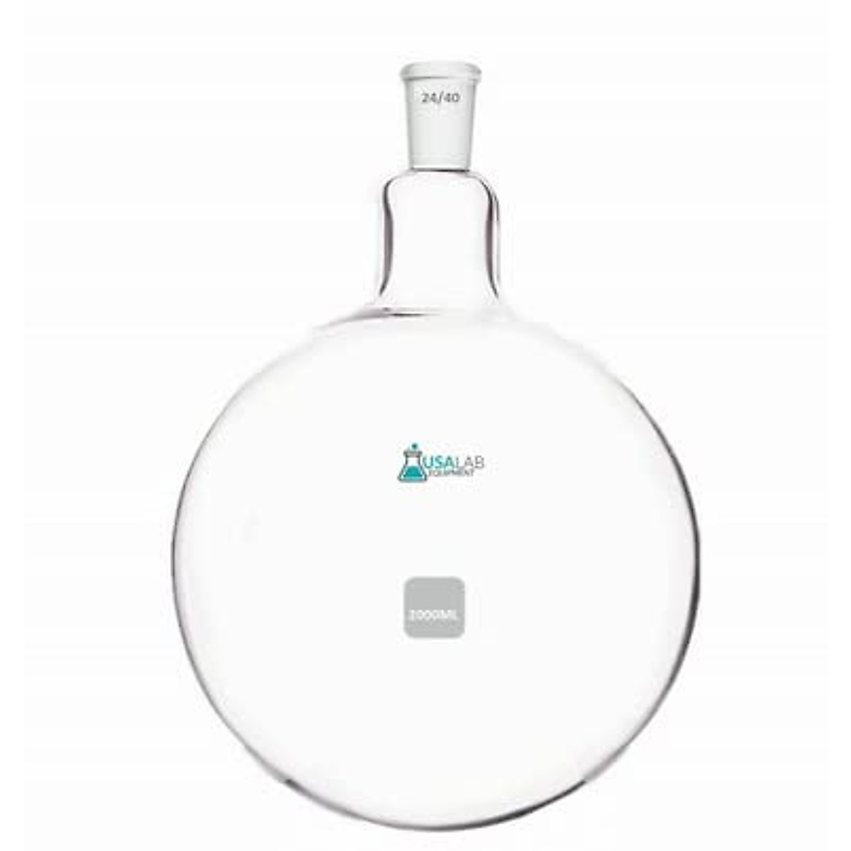 2000mL Round Bottom Flask - 1 Neck 24/40 - USAlab