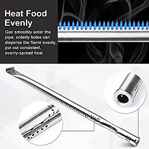 Grill Replacement Parts for Nexgrill 720-0896B 720-0896C 720-0882A 720-0896 720-0925 720-0896E, Burner Tubes, Heat Plate Shields, Carryover Tubes, Ignitors for Nexgrill 720-0925P Replacement Parts.