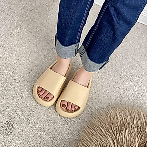 Cloud Slides for Men and Women, Comfy Lightweight Slippers, Thick Sole Anti-Slip Shower Slides Sandals Quick Drying Shoes for Indoor Outdoor