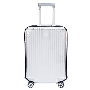 esowemsn 1PC PVC Luggage Protector 20inch Clear Suitcase Cover Protector Waterproof 20inch Transparent Travel Luggage Covers for Wheeled Suitcase Fits Most