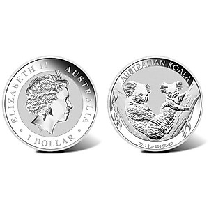 2011 AU Austrailian Koala Silver Coin 1 Ounce Silver Dollar Mint Uncirculated