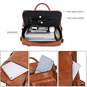 CLUCI Women Backpack Purse Bundles with Women Wallet