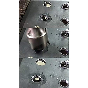 ORXPLUS Tools 5 Flute Metal Deburring Chamfer Drill Bit for Cleaning Pipe/Tube Burr, 87 Degree Quick Release Shank Fits for 1/8"-3/4"(3mm-19mm)